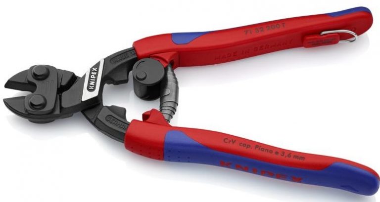 Knipex Premium Spring Loaded Hook Cutters w/Lanyard Clip - Stealth Tackle