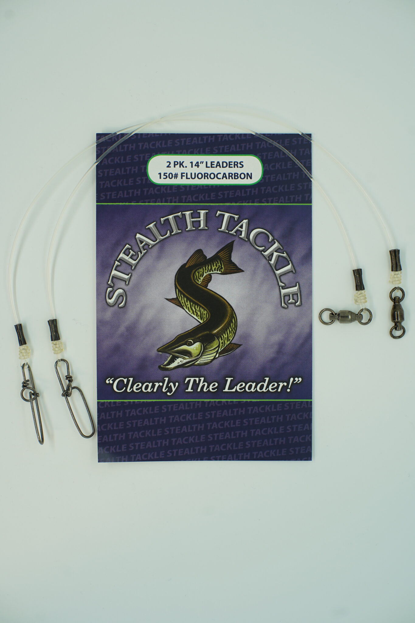 2 Pack150# Fluorocarbon Leaders - Stealth Tackle